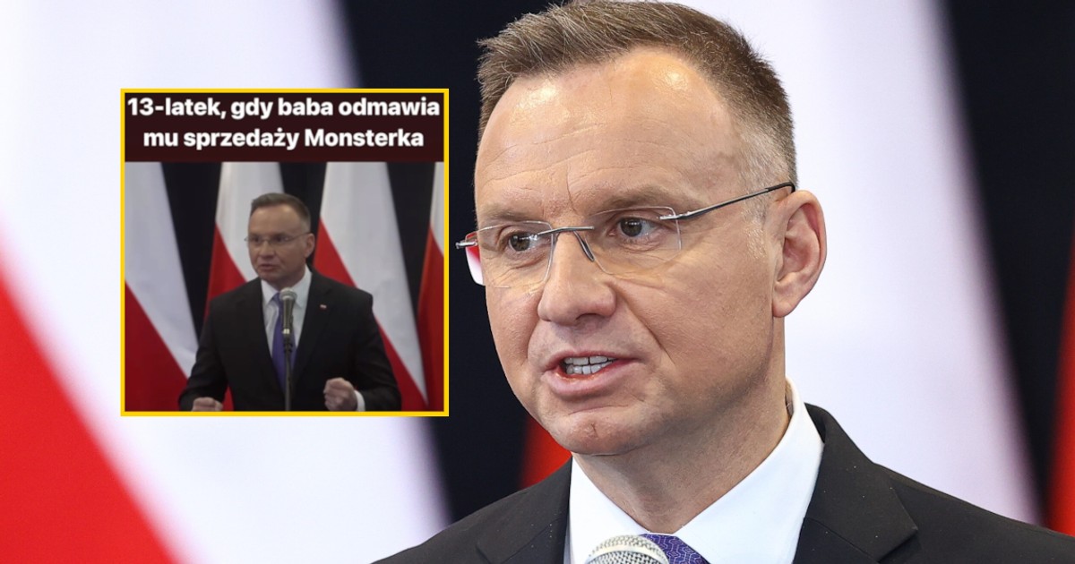 Andrzej Duda mówił o "terrorze praworządności". Internauci mają ubaw ...