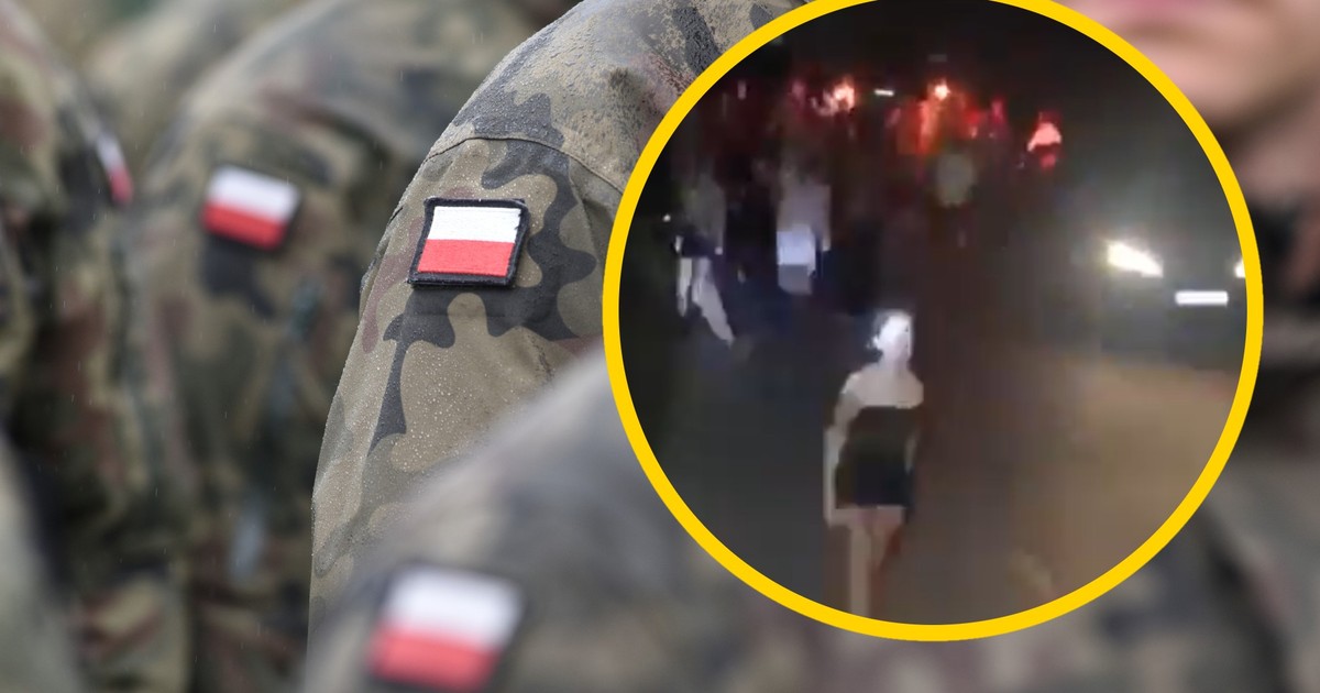 Przepychanki z żołnierzami przy granicy. Mandaty i zarzuty za blokowanie drogi publicznej ...