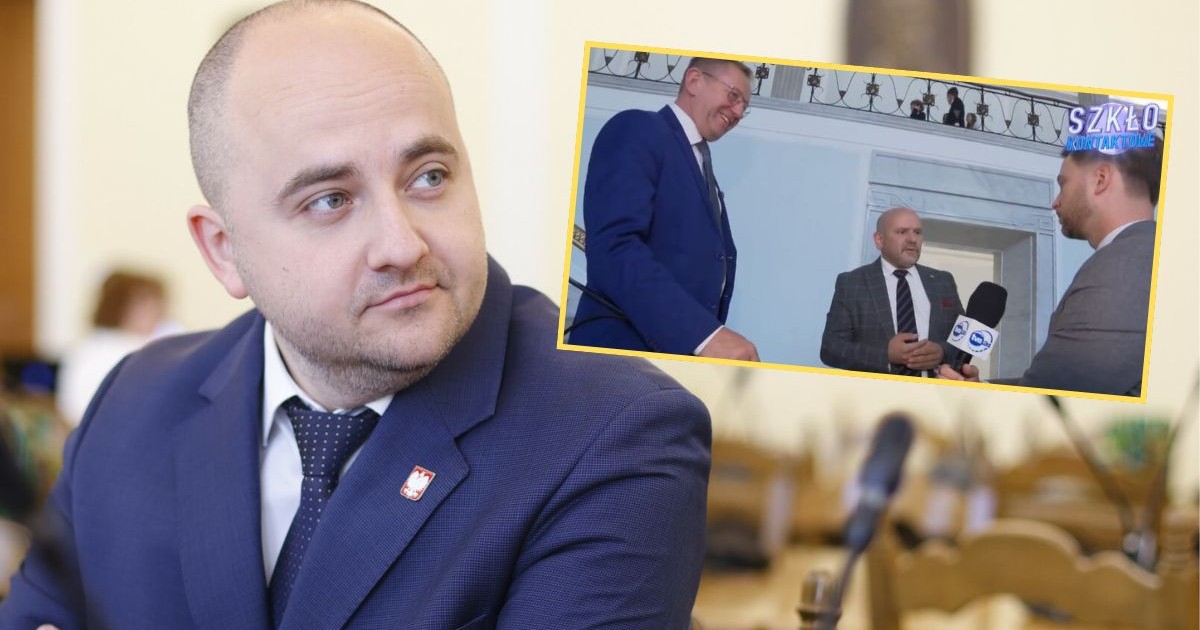 Poseł Matecki wdrapał się na dach Sejmu. "Te zdjęcia są świetne ...