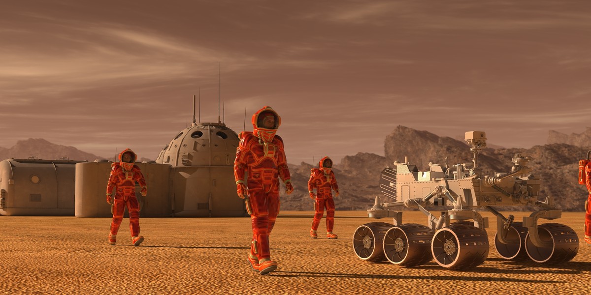 Kosmos. Mars. Kolonizacja Czerwonej Planety. Jak mogłaby ona wyglądać ...