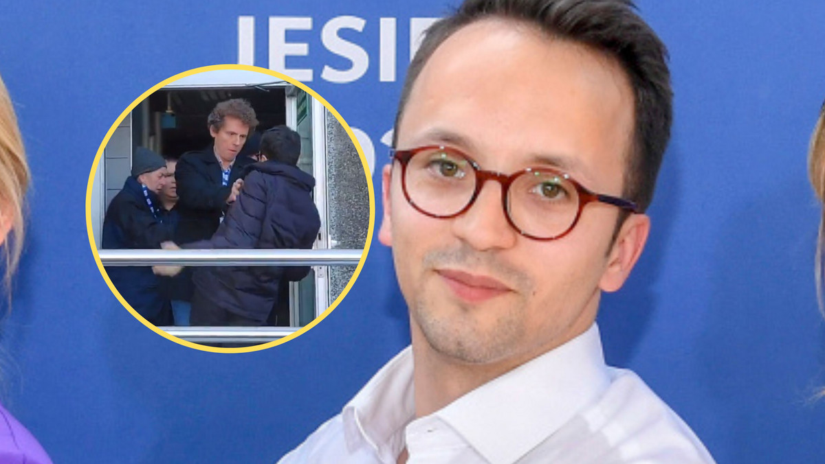 Samuel Pereira wypchnięty za drzwi siedziby TVP. Interweniowała policja ...