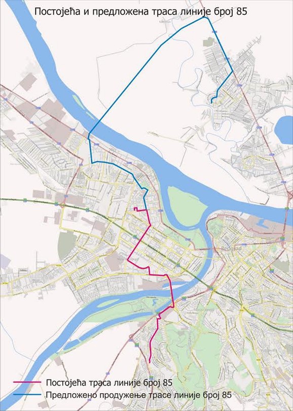NOVA LINIJA JAVNOG PREVOZA Autobus 85 od 19.decembra spaja Borču i ...