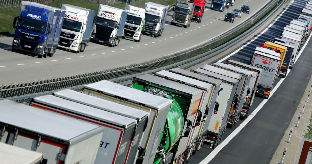 Trucks are forming 37-mile-long queues at European borders after ...