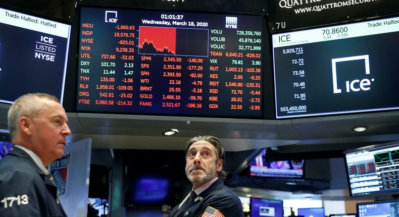 US stocks fall as bond yields jump and investors await Apple, Amazon ...