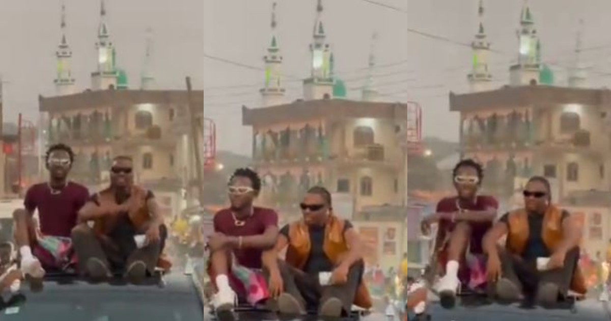 Blacko hit the streets of Nima with Nigerian superstar Asake (VIDEO ...