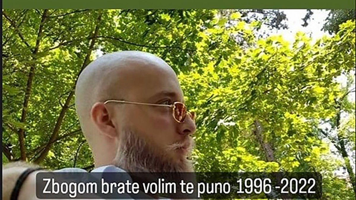 "ZBOGOM BRATE, VOLIM TE PUNO" Brat nastradalog Mihajla se potresnom ...