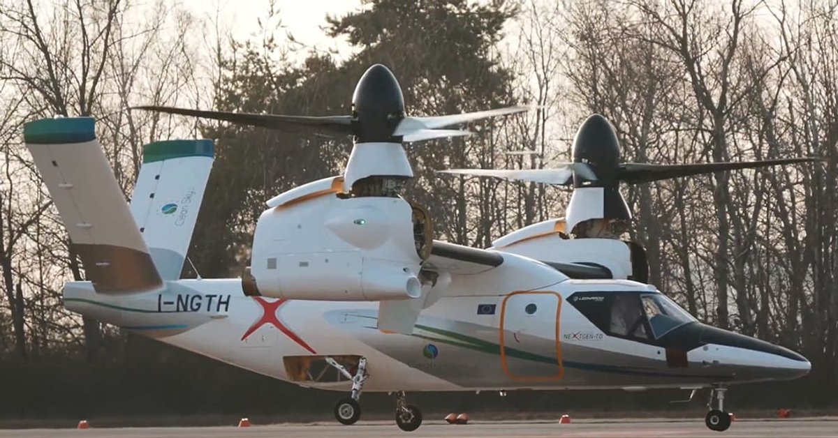 Pierwszy lot zmiennowirnikowca Leonardo NGCTR-TD - Informacje