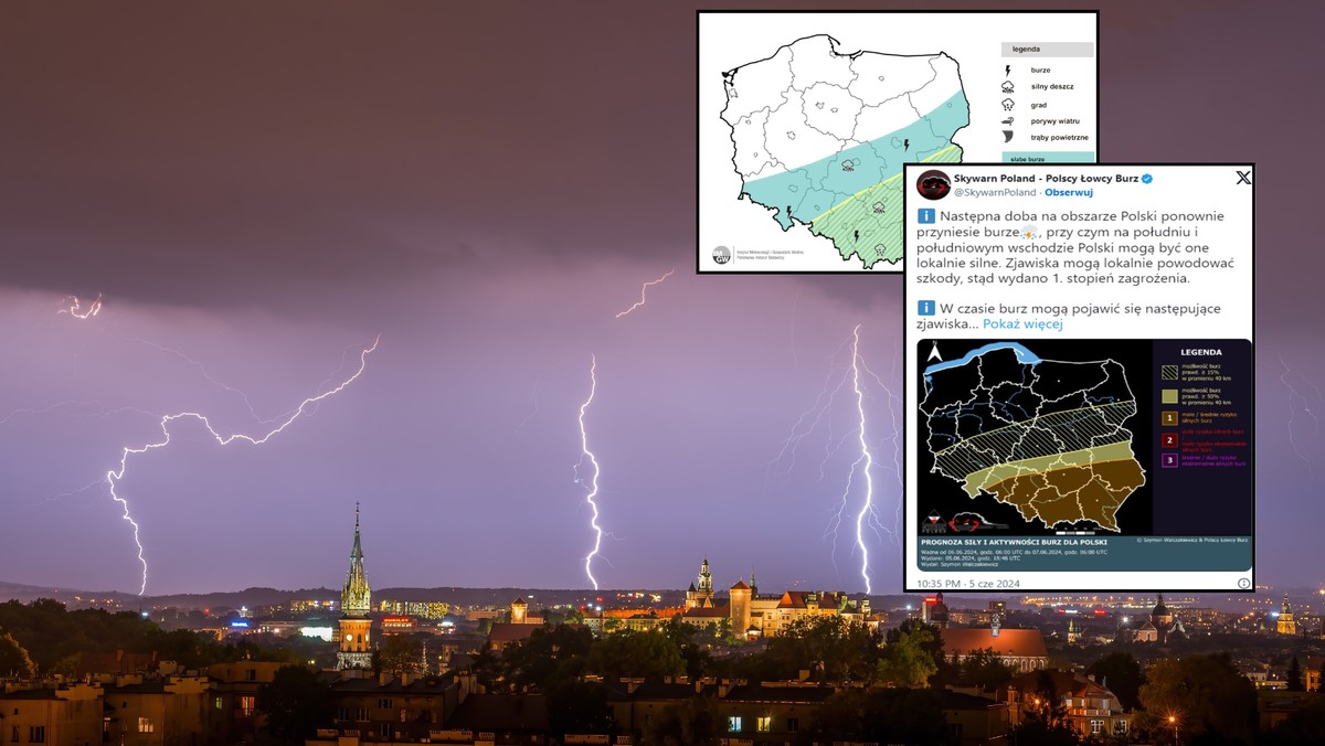 Pofalowany front nad Polską. Burze będą całkiem inne niż ostatnio ...