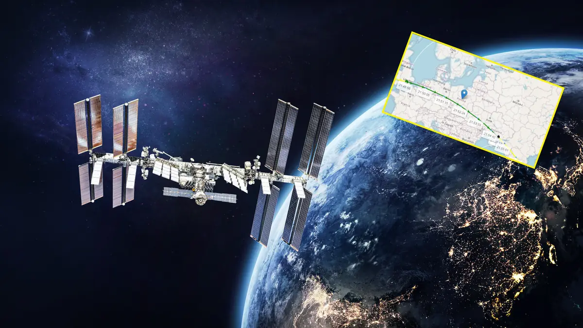 Międzynardowa Stacja Kosmiczna (ISS) nad Polską. Godziny przelotów maj 2024
