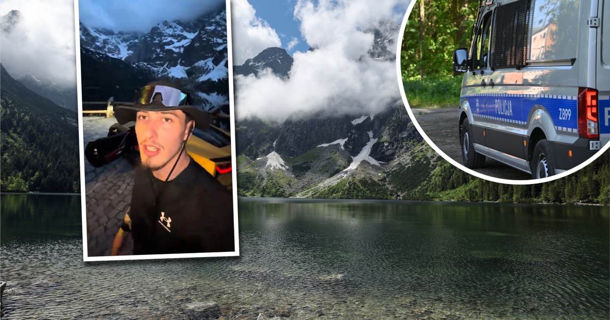 Morskie Oko i wjazd Corvettą. Ukraiński influencer wywołał burzę