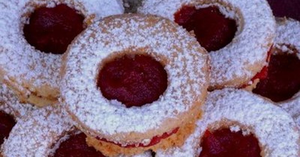 Kókuszos linzerkarika recept