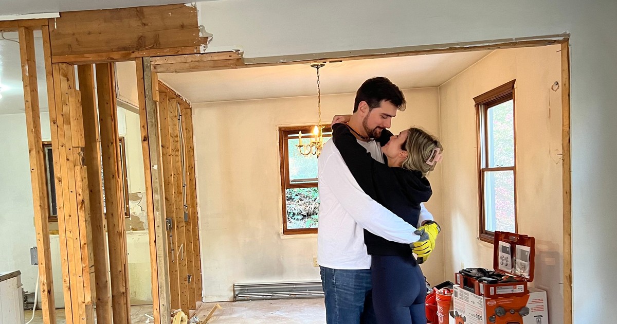 We transformed our dated, dark kitchen into a bright, open-concept ...