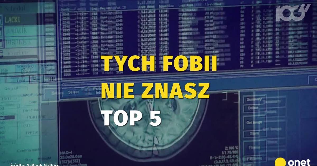Tych fobii nie znasz. TOP 5 - Zdrowie