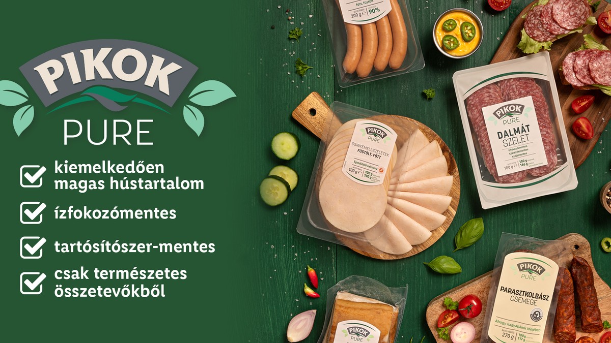 Minden asztalon ott a helye: csúcsminőséget kínál a Pikok Pure ...