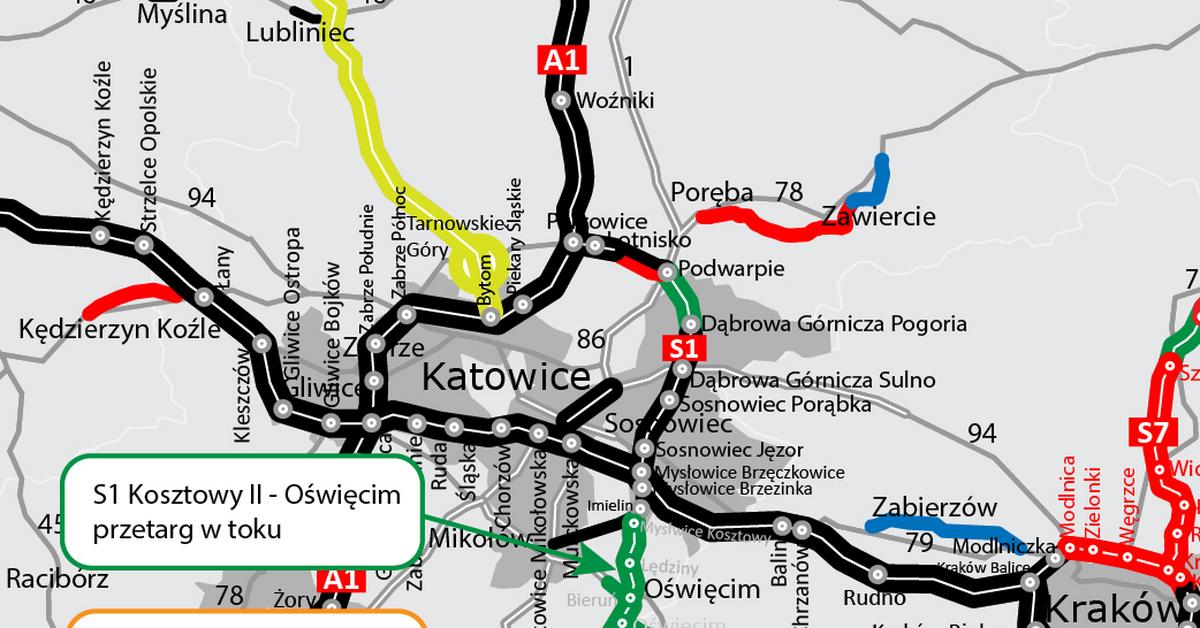 Jest umowa na kolejny odcinek trasy S1. To największa inwestycja drogowa w woj. śląskim [MAPA ...
