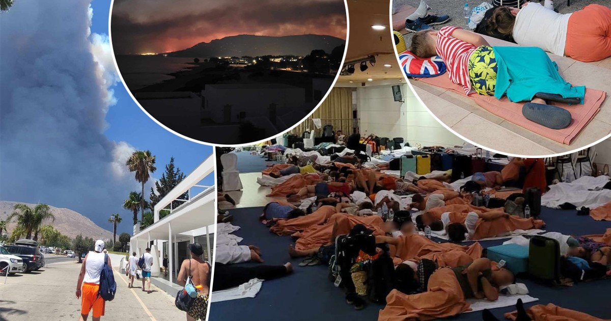 Grecja. Pożary na Rodos. Polscy turyści ewakuowani z hoteli. "To koszmar"