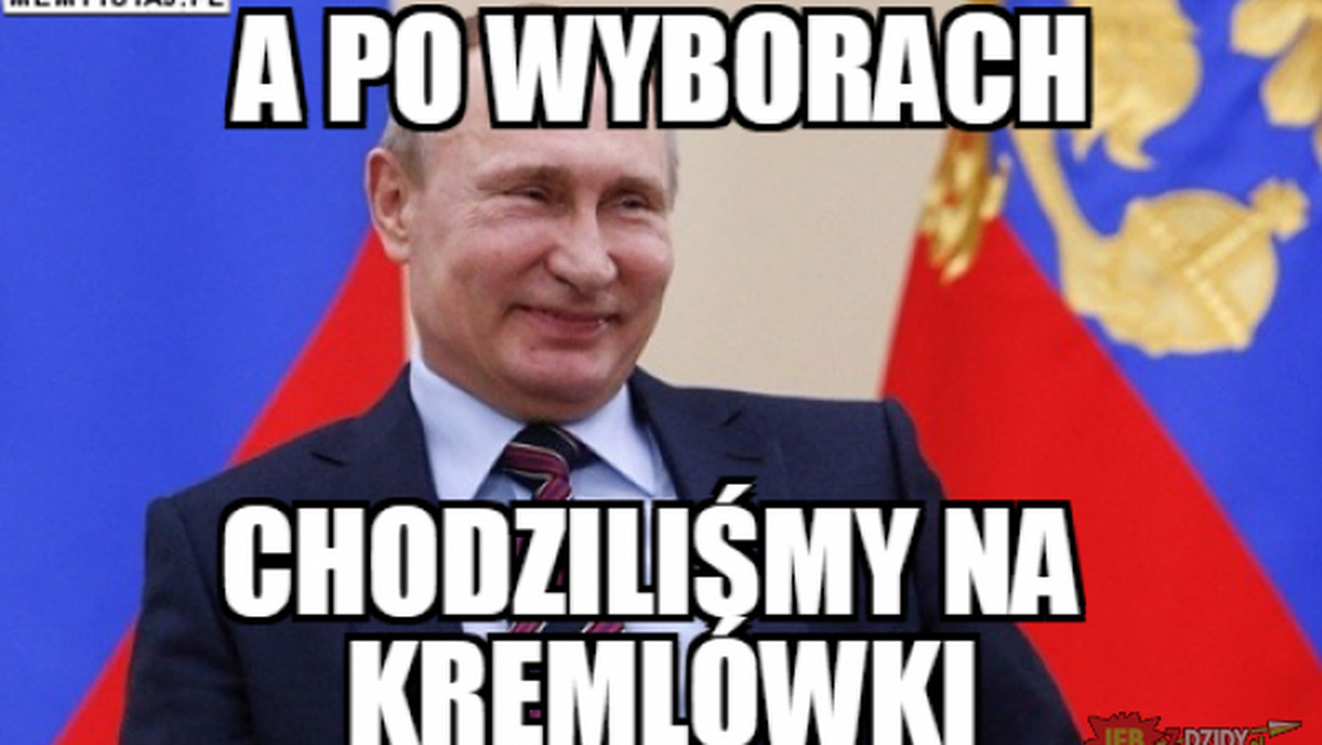 Władimir Putin wygrywa wybory - zobacz memy! - Wiadomości