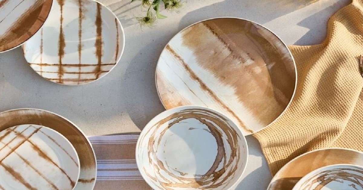 Zastawę z porcelany włoskiej marki można myć w zmywarce. Zachwyca ...