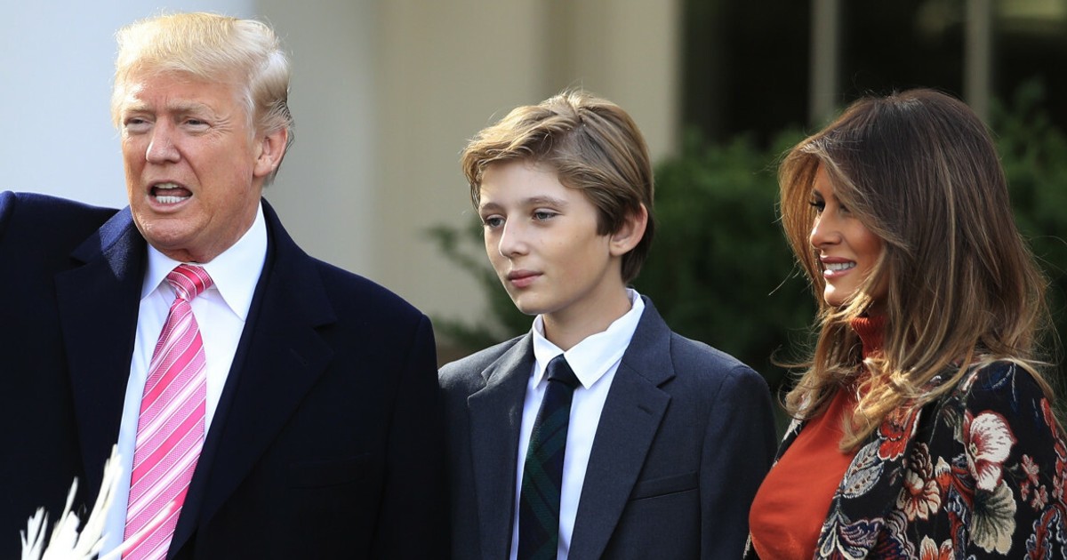 Tak wygląda najmłodszy syn Donalda Trumpa. Solidnie przerósł rodziców ...