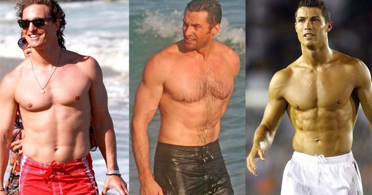 Najlepsze gołe klaty showbiznesu. Ranking!