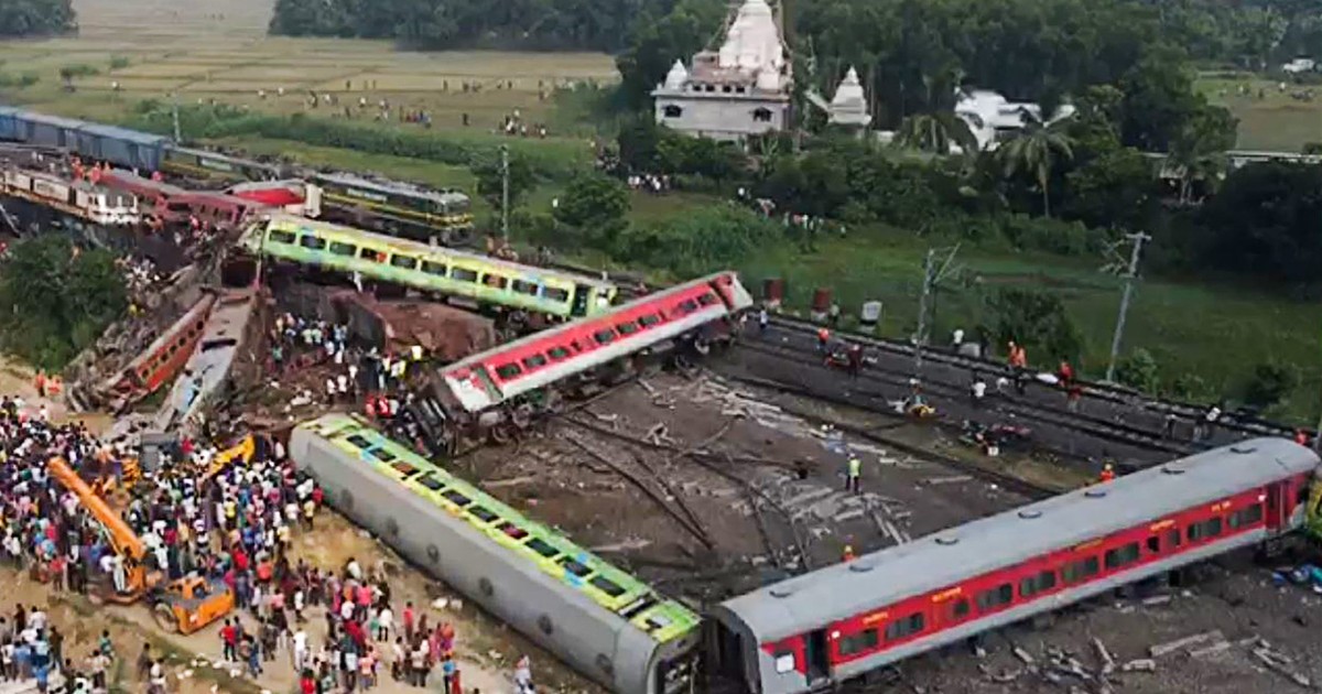 10 images of the devastation following a 3-train crash in India that ...