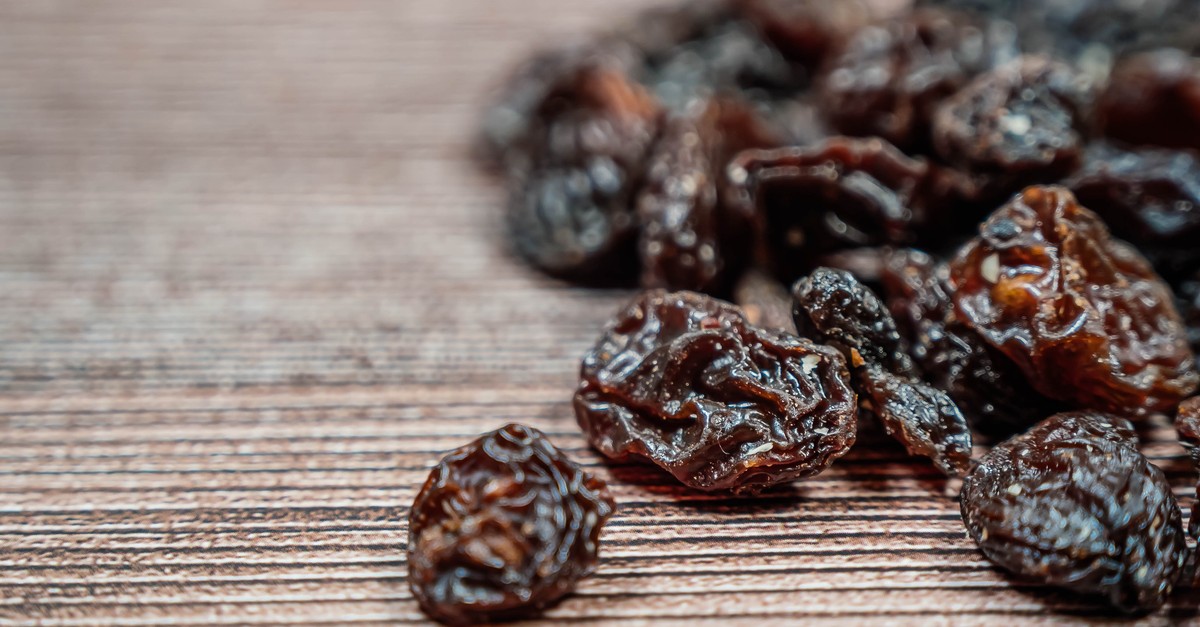 Rodzynki - składniki odżywcze, właściwości, kalorie