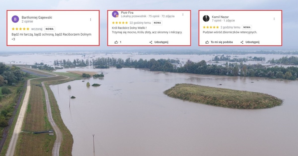 Zbiornik Racibórz Dolny bohaterem narodowym! "Królu złoty, skromny i ...