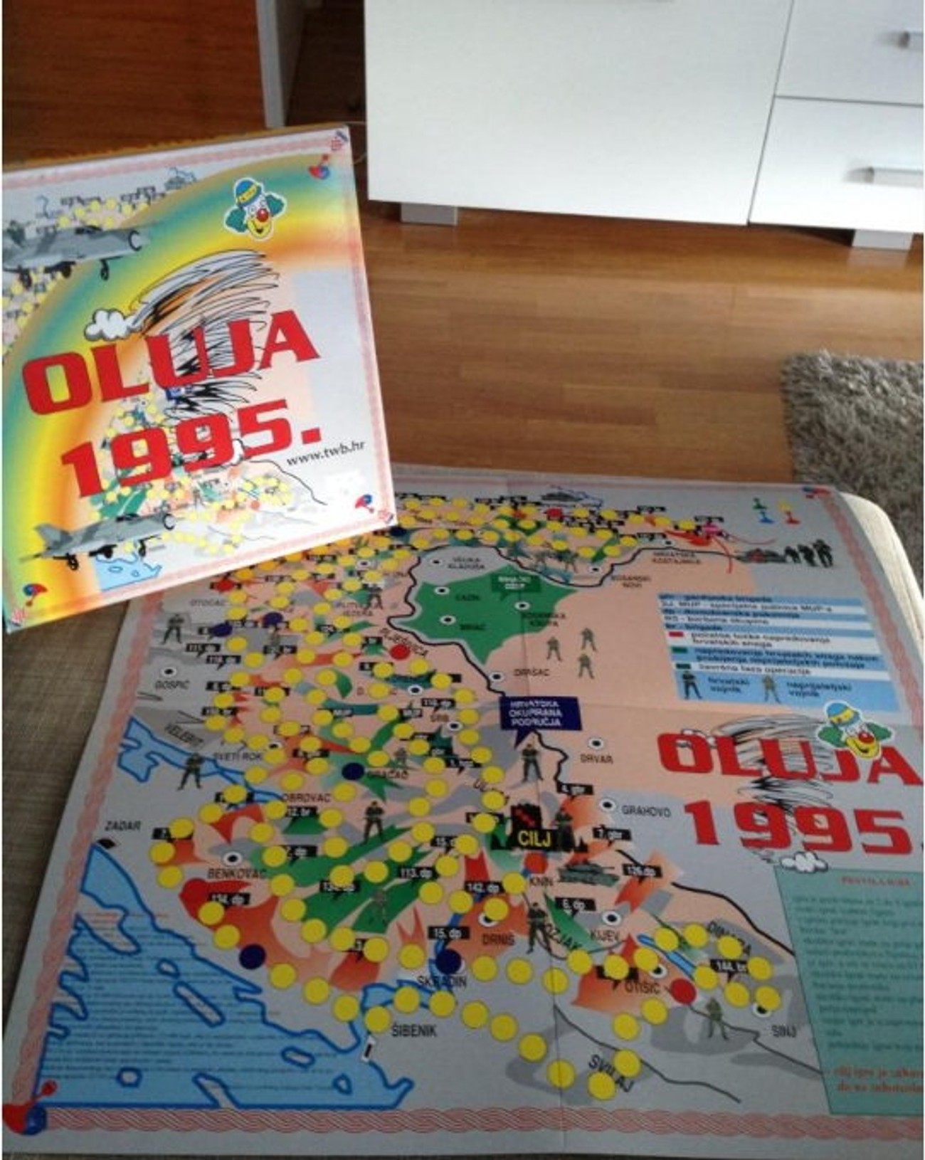 "Oluja" kao društvena igra: Deca bacaju kockice i osvajaju Kninsku ...