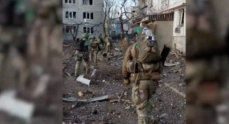 Ukraine posts video it says shows its special forces in Bakhmut ...