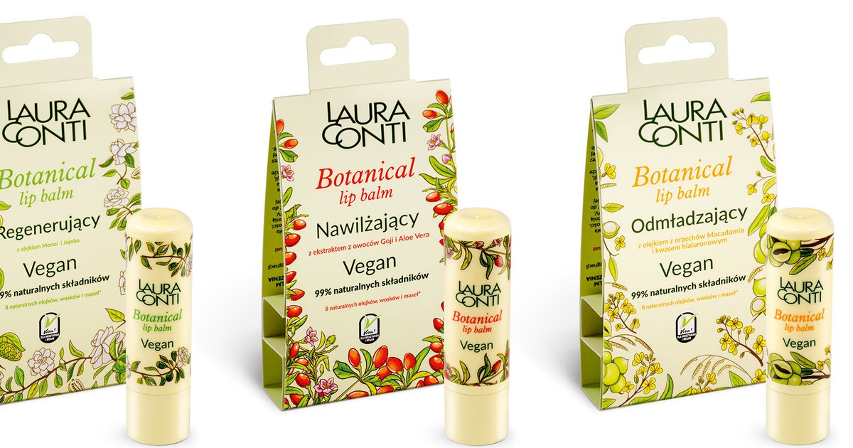 Laura Conti BOTANICAL Lip Balm Vegan - Uroda