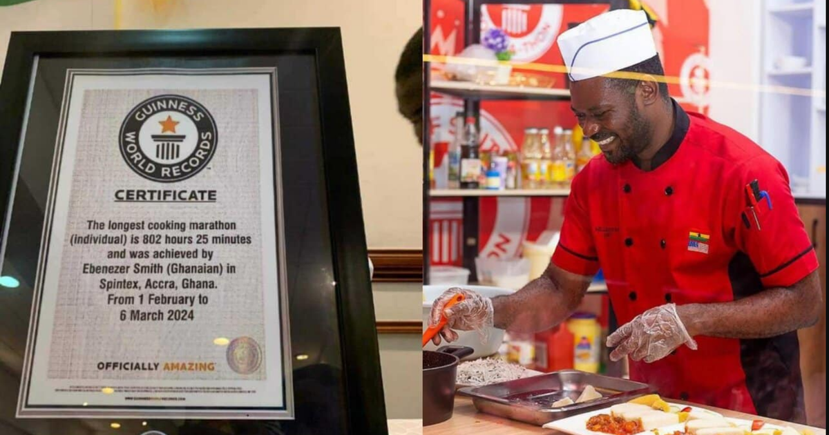 Guinness World Records Clarifies Chef Smith's Cooking Marathon ...