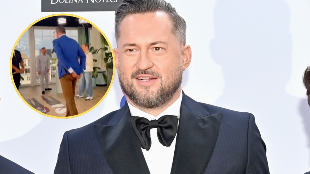 Marcin Prokop z pękniętymi spodniami! Wpadka w "Dzień dobry TVN ...