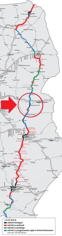 Via Carpatia S19 będzie dłuższa o nowy odcinek. Połączy cztery województwa [MAPA] - Dziennik.pl
