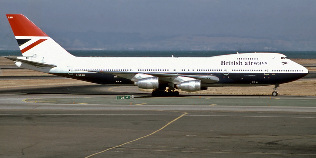 Lot BA9 British Airways 24 czerwca 1982, cztery silniki zepsuły się ...