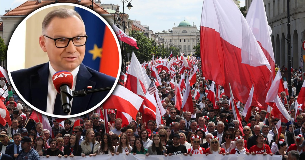 Andrzej Duda nieobecny na marszu. Wiadomo, gdzie był