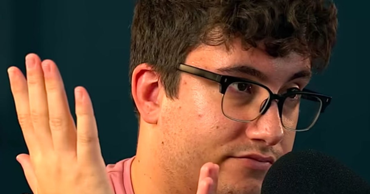 A 20-year-old confessed to YouTuber Caleb Hammer that he spends half ...