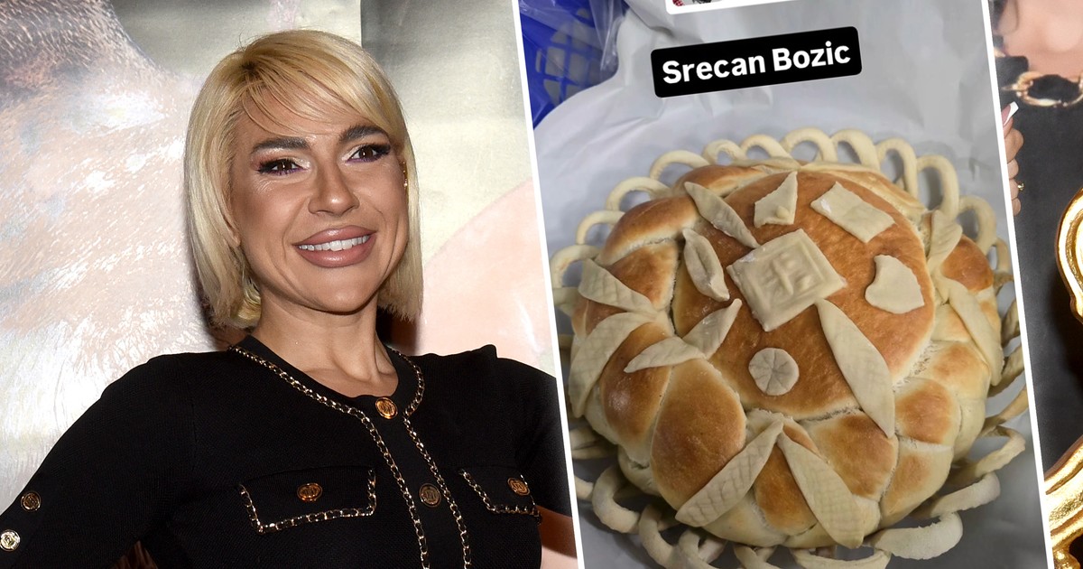 Česnica Jovane Jeremić direktno iz pekare njenog dečka: Dragan je pravi ...
