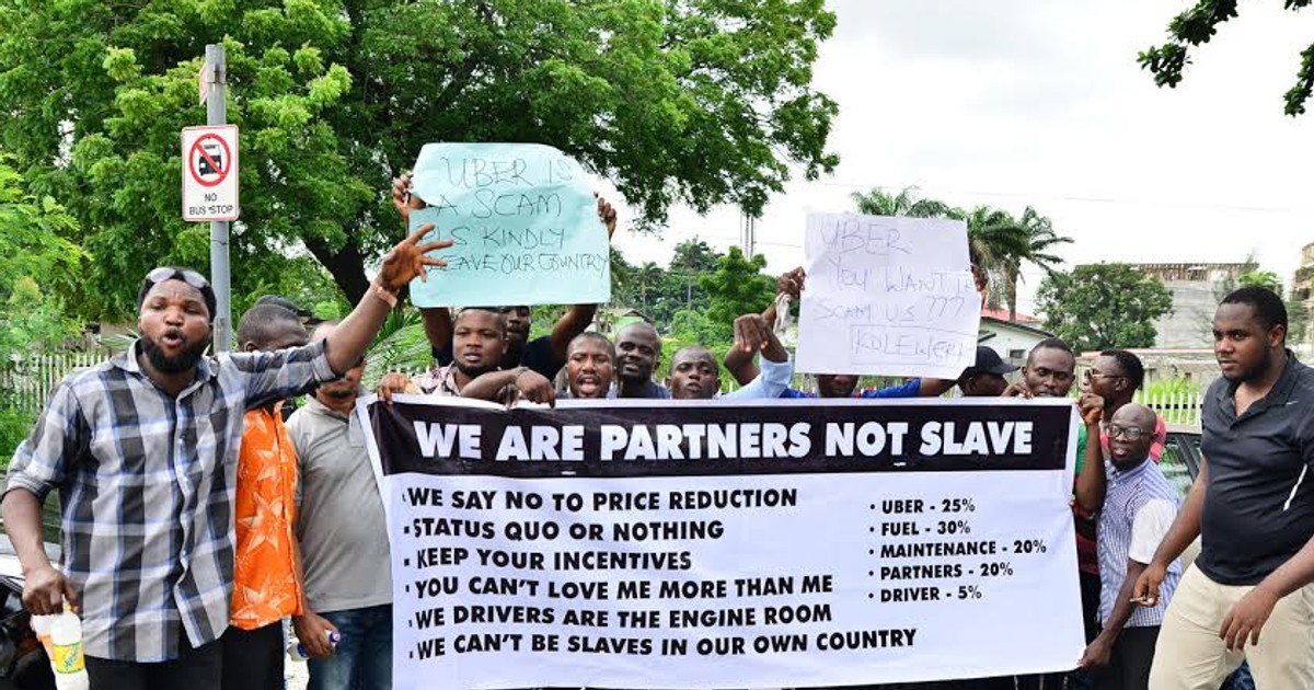E-hailing drivers in Lagos are set to push against danger and unfair ...