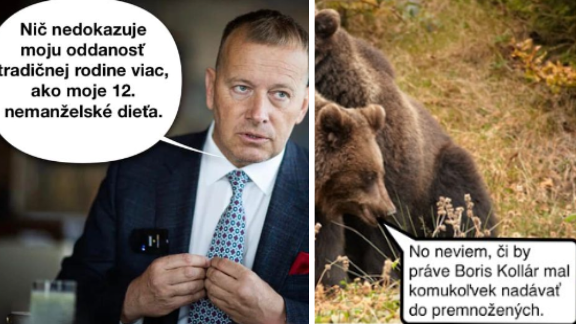 Kollár má dieťa číslo 12: Na meme je premnožený ako medvede, podľa ...