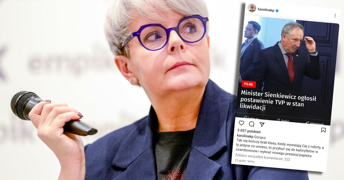 Karolina Korwin Piotrowska komentuje sytuację w TVP. "Brak klasy ...