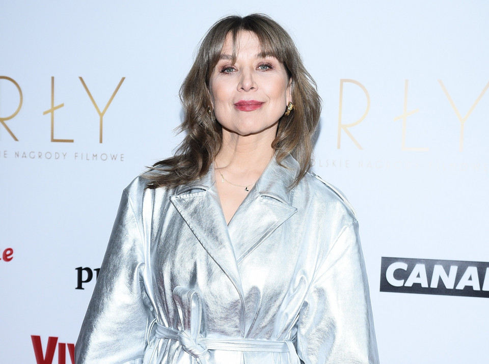 Lena Góra zrobiła show na ściance. Ewa Kasprzyk zaszalała z perłami ...