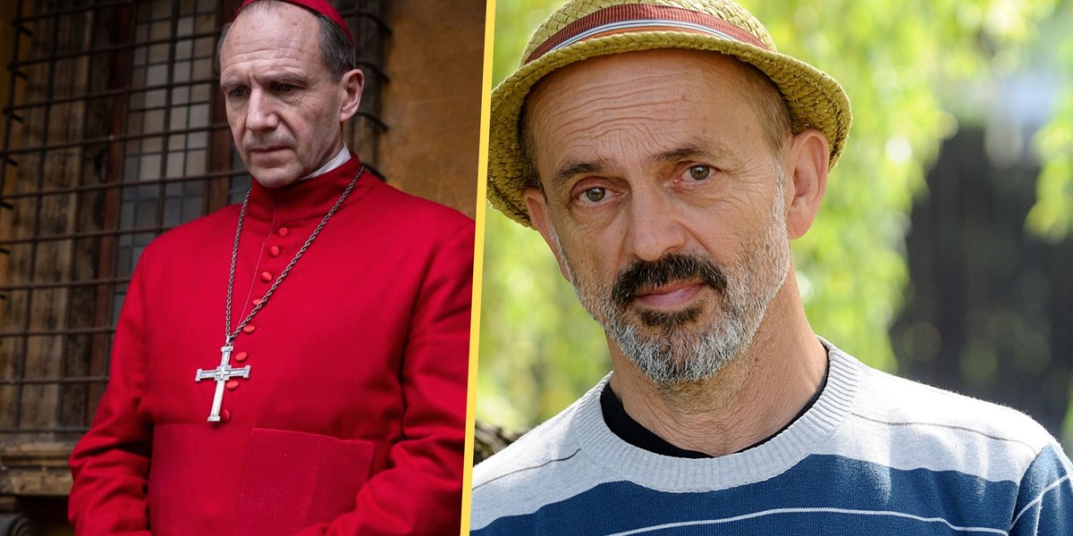 Jacek Koman i Ralpha Finnes w "Konklawe". "To naprawdę nie było łatwe ...