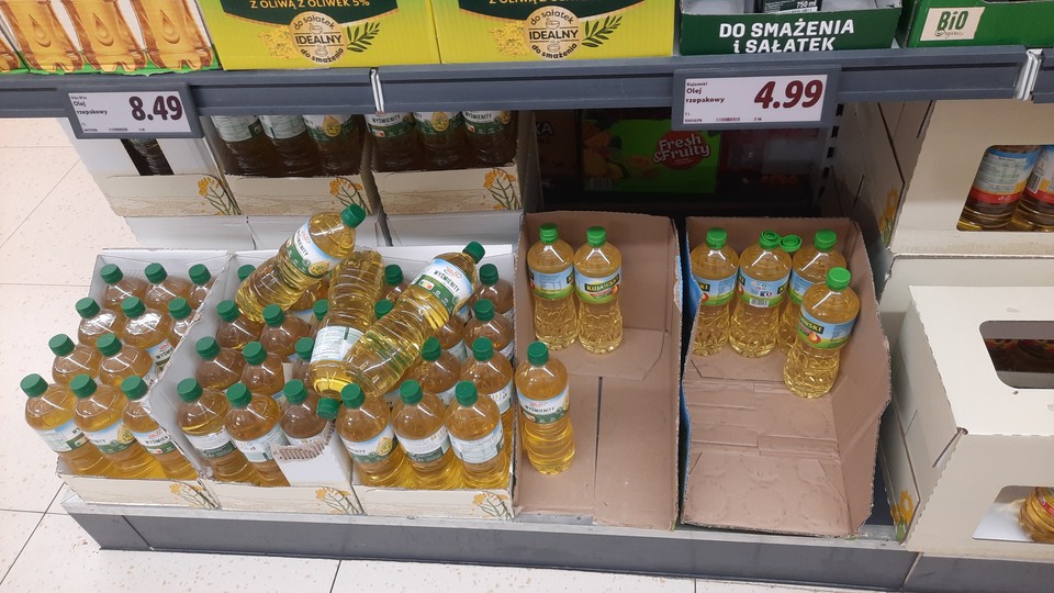 Olej za 5 zł? Poszłam do Lidla sprawdzić, czy faktycznie jest tak tanio ...