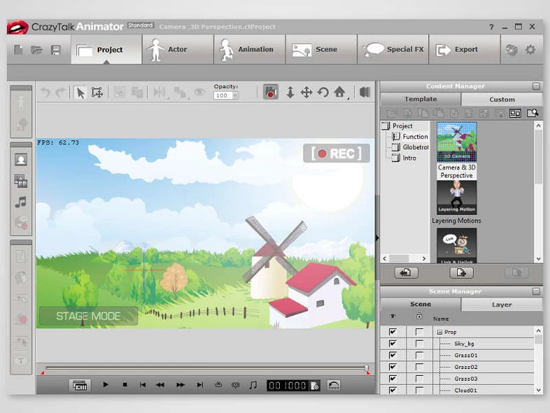 Tworzenie animacji 2D za darmo - CrazyTalk Animator Standard download