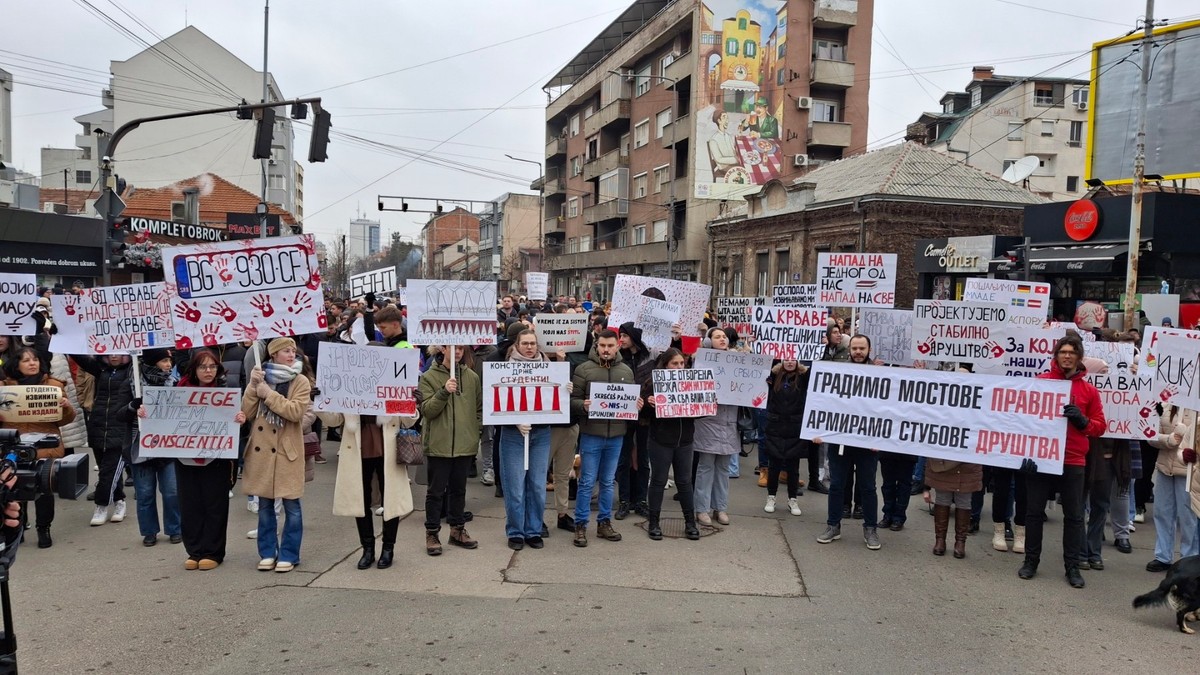 Studentski protest: Blokiran saobraćaj u nekoliko gradova u Srbiji ...