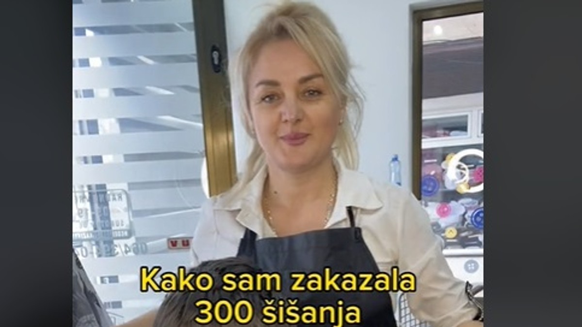 Frizerka iz Šapca smislila genijalnu šemu kako da dnevno privuče 300 ...