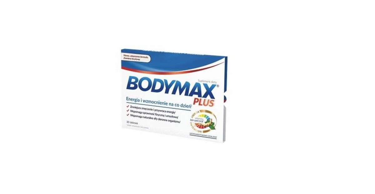 Bodymax Plus - skład, działanie, wskazania, przeciwwskazania ...
