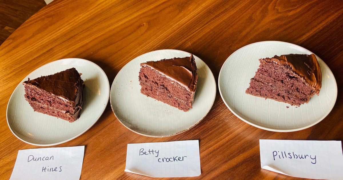 I'm a professional baker. I tried 3 boxed chocolate cake mixes to see ...