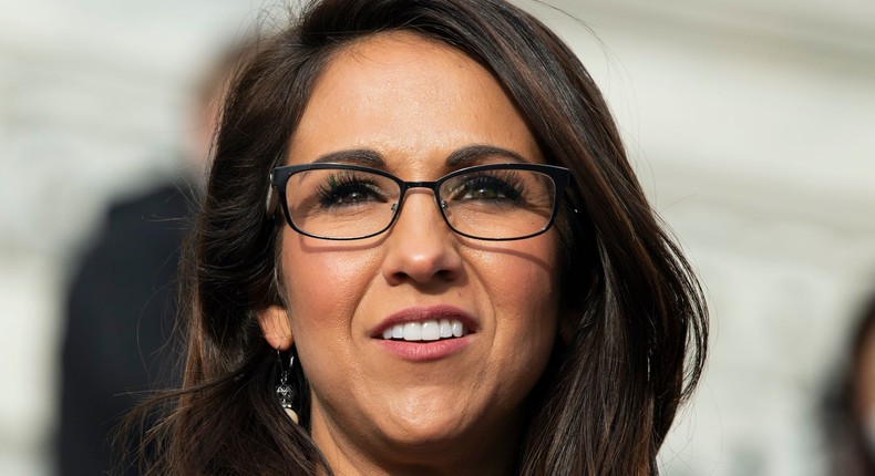 Republican Rep. Lauren Boebert is in a tight race for reelection against Democrat Adam Frisch in ...