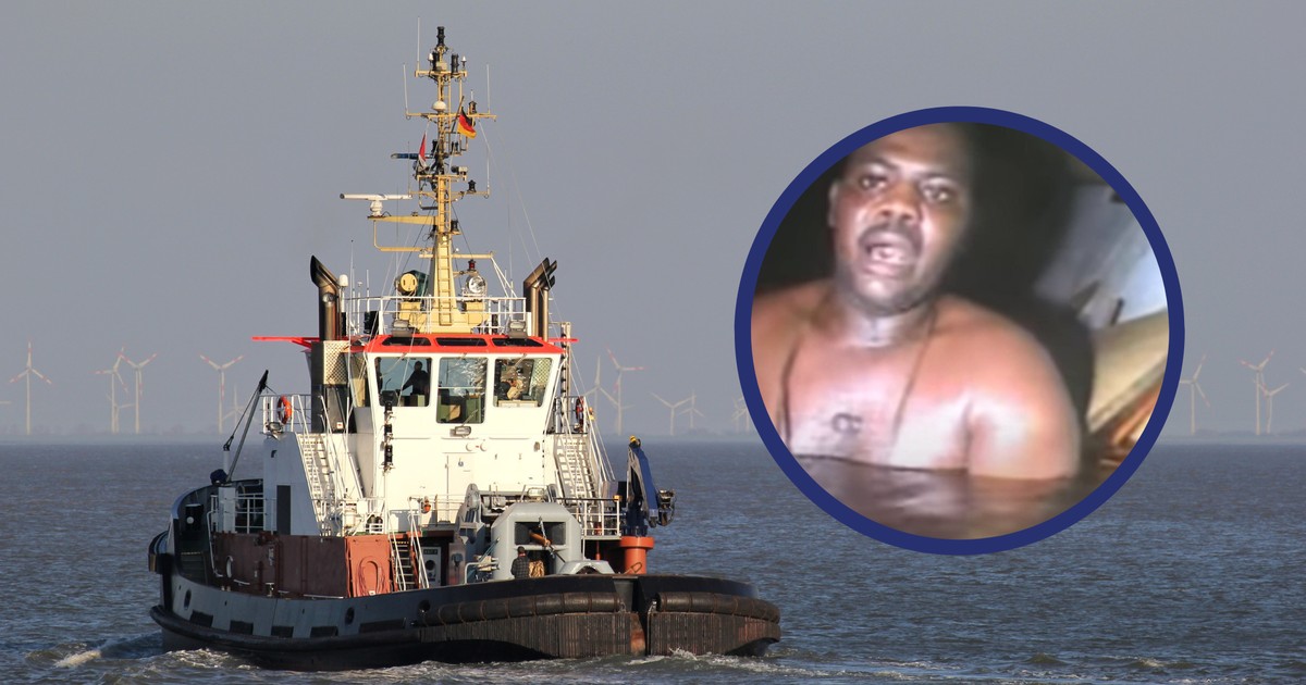 Katastrofa statku zastała go w toalecie. Przeżył trzy dni na dnie ...